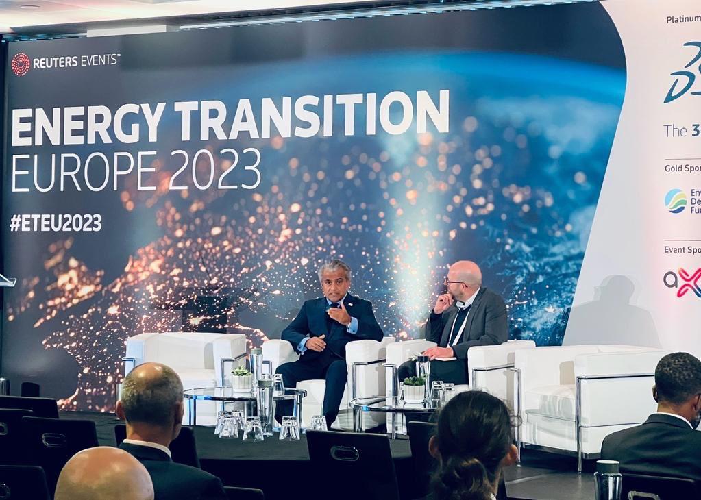 Panel discussion at the Reuters Energy Transition Europe conference in ...