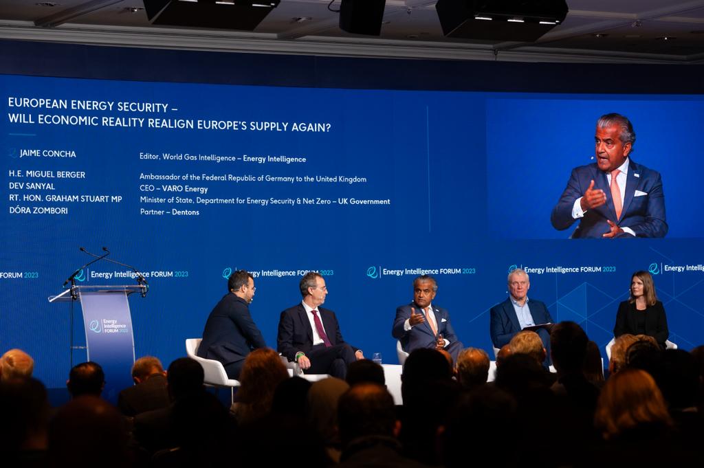 Panel discussion at the Energy Intelligence Forum and interview with ...
